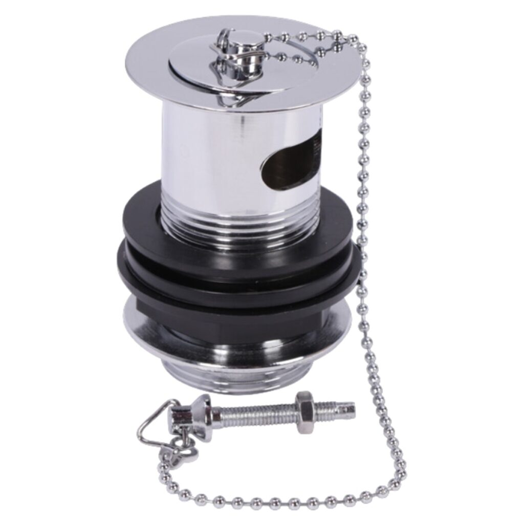 Standard Basin Waste Plug and Chain BWPC1 Polished Stainless Steel for ...