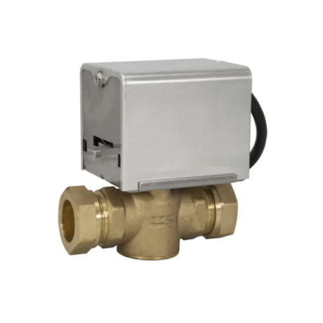 Eclipse 22mm 2-Way Motorised Zone Valve with Manual Override and 3A ...