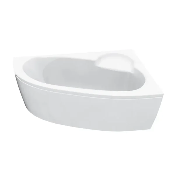 Eco Bathrooms 1500mm Offset Corner Bath Panel White Acrylic ECOB105679 ...