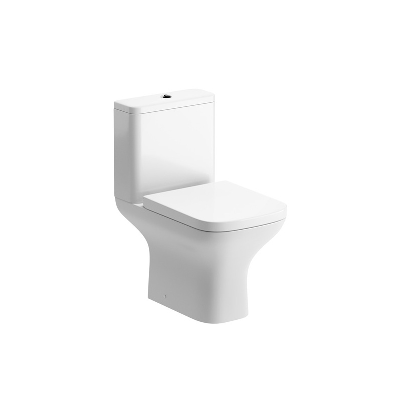 Eco Bathrooms Oakmere Rimless Short Projection Close Coupled Open Back ...