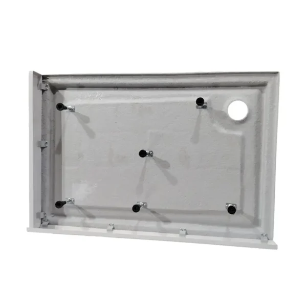 Eco Bathrooms 2Go 45mm Low Profile Offset & Quadrant Riser Set White ...